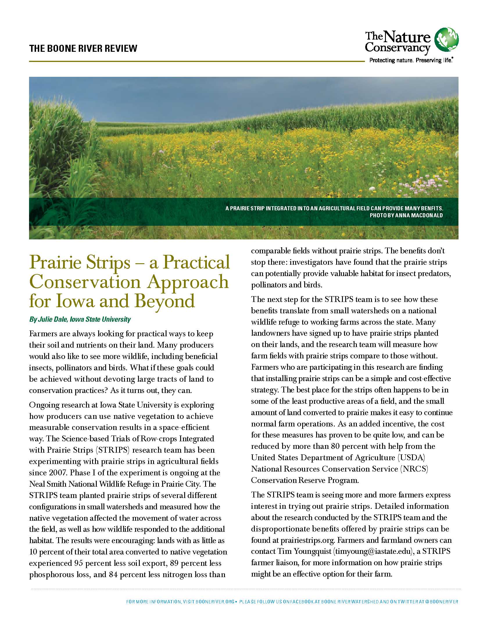 Boone River Review – Spring 2015 | Boone River Watershed