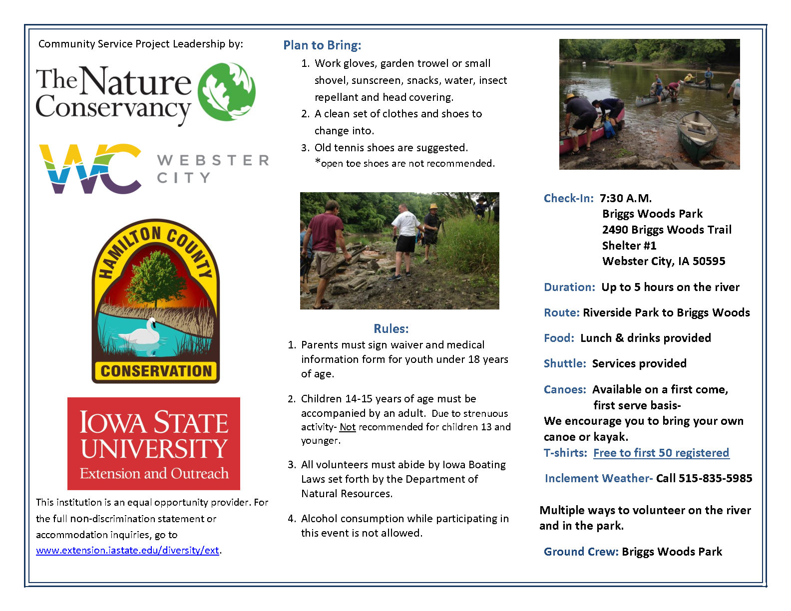 Events | Boone River Watershed